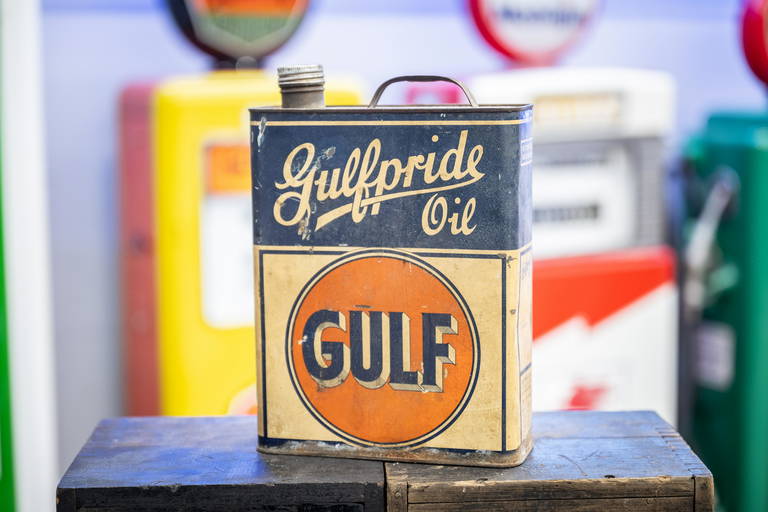 Gulfpride Oil 1 Gallon Oil Can
