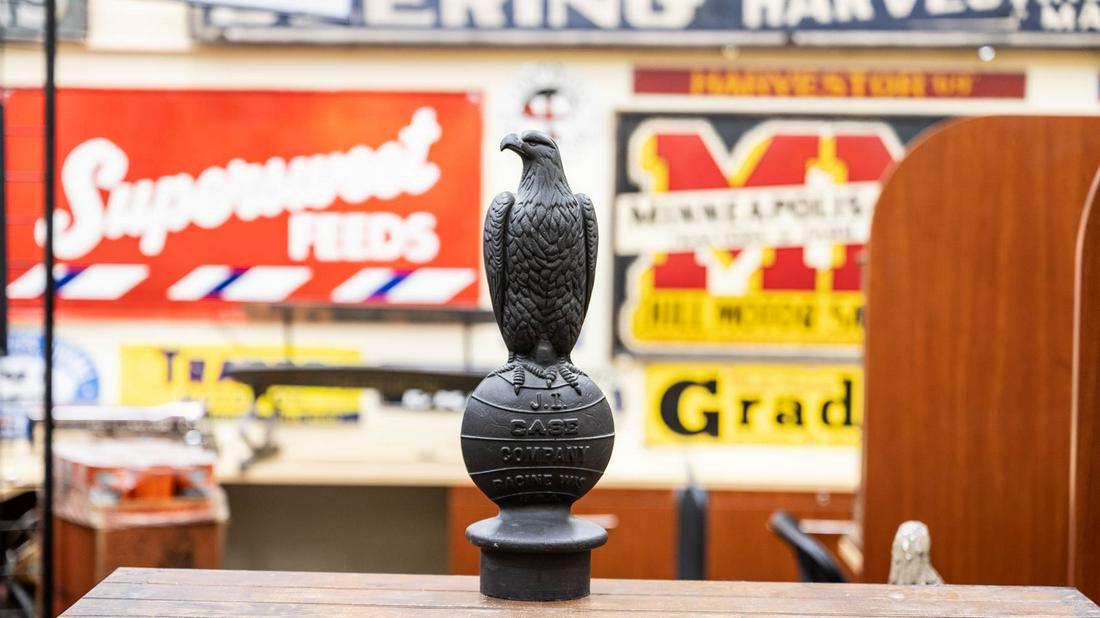 J.i. Case Old Abe Eagle Statue