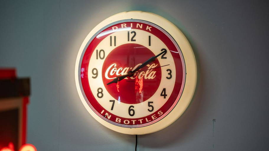 Coca Cola Lighted Clock