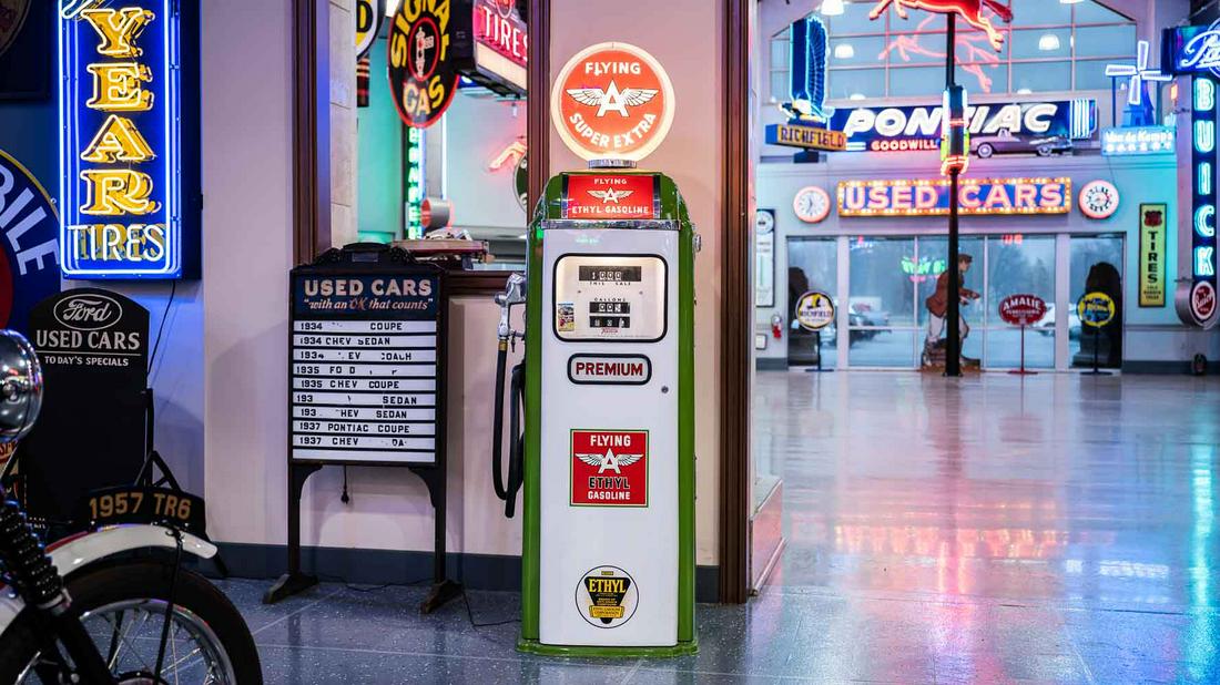 1957 Flying A Ethyl Tokheim Model 300 Gas Pump Auction