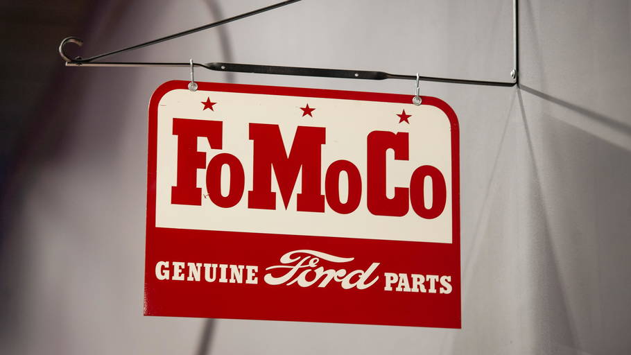 Fomoco Double Sided Tin Sign
