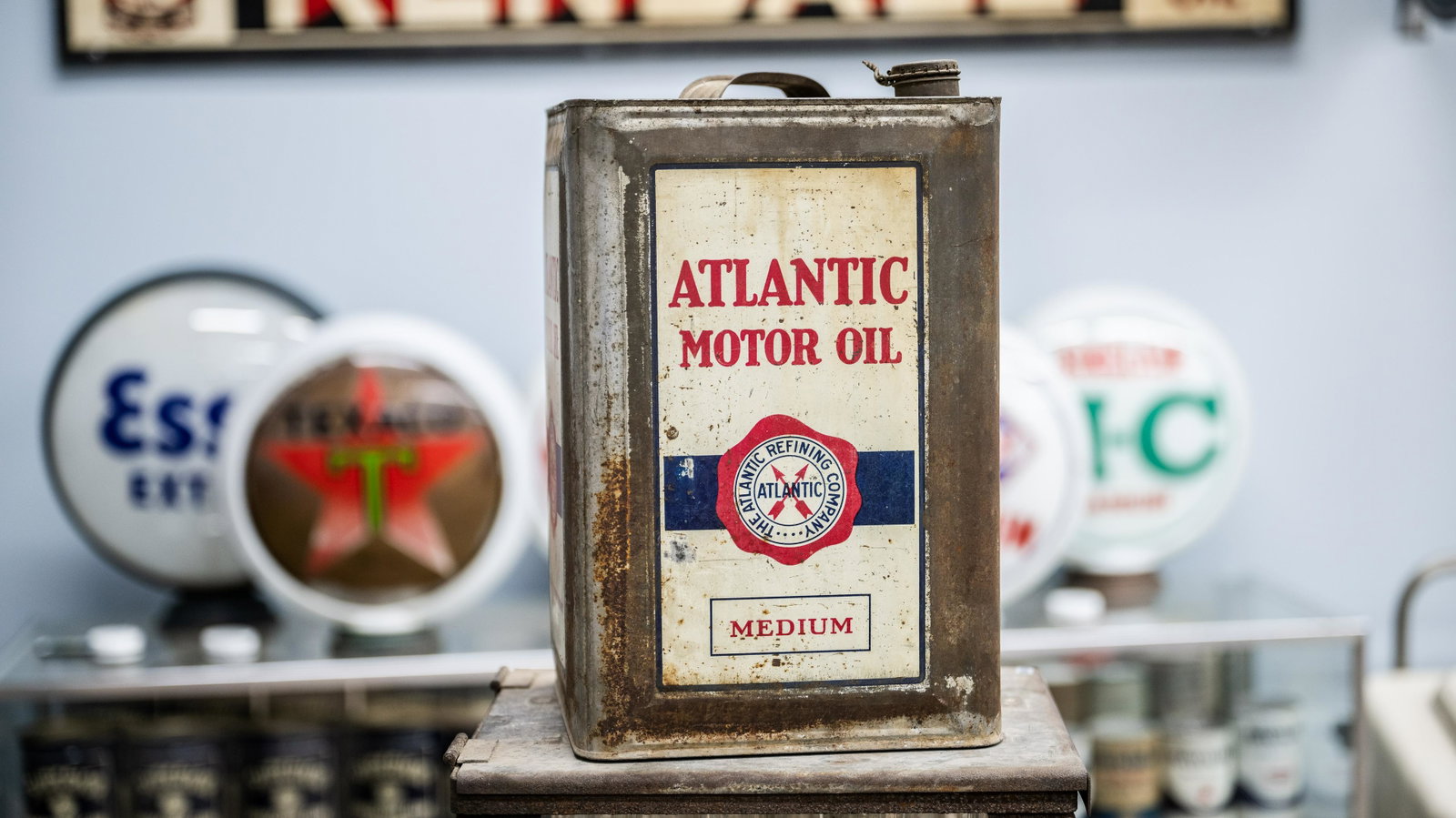 Atlantic Motor Oil 5 Gallon Oil Can