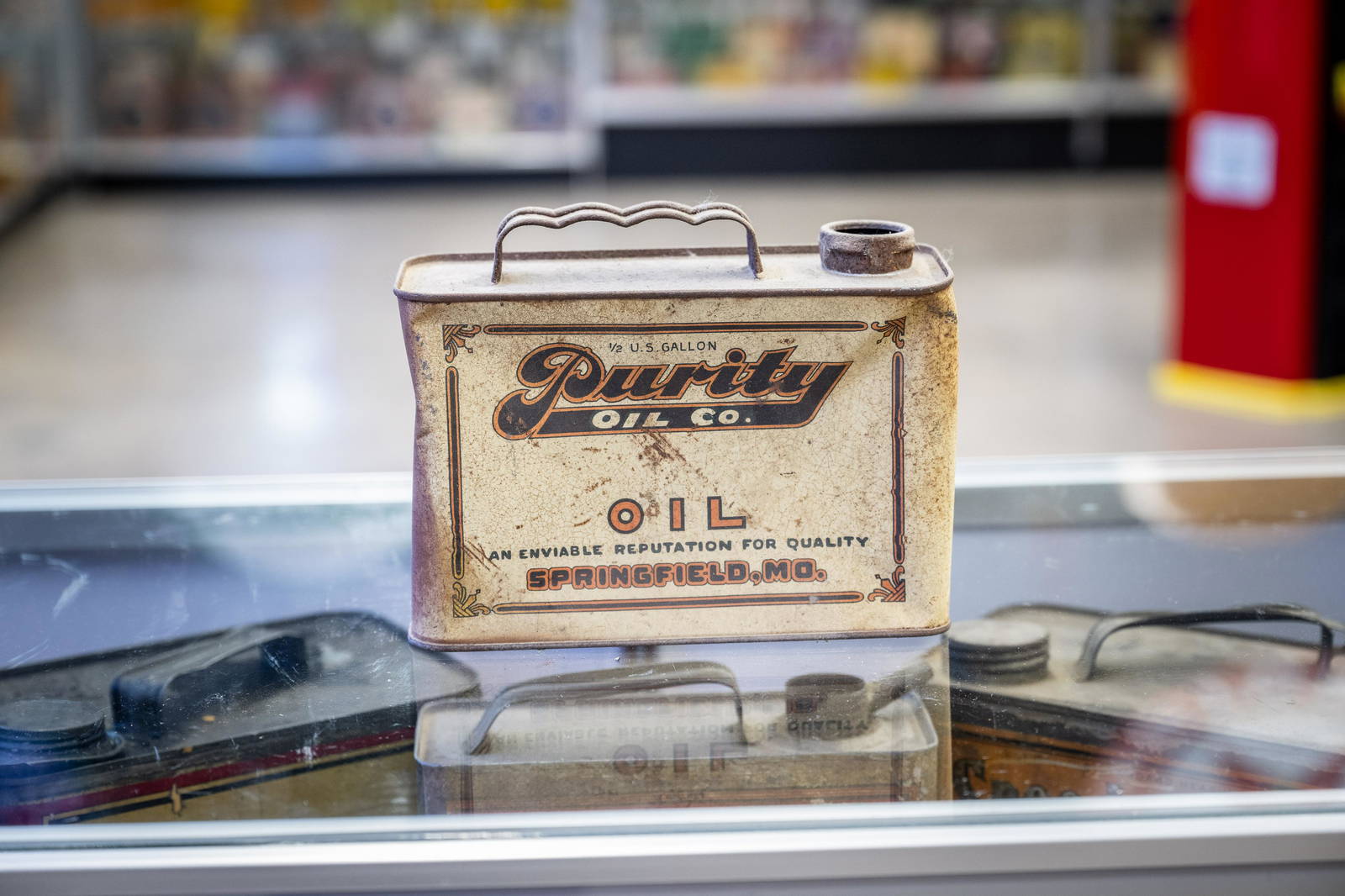 Purity Oil Co. 1/2-gallon Oil Can Auction
