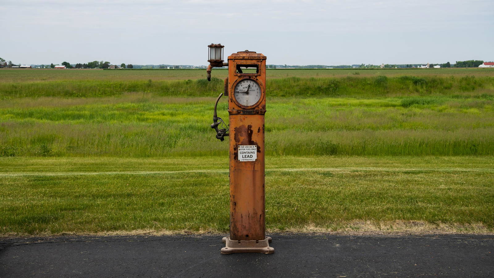 Bowser Varley Sentry Clock Face Gas Pump Auction