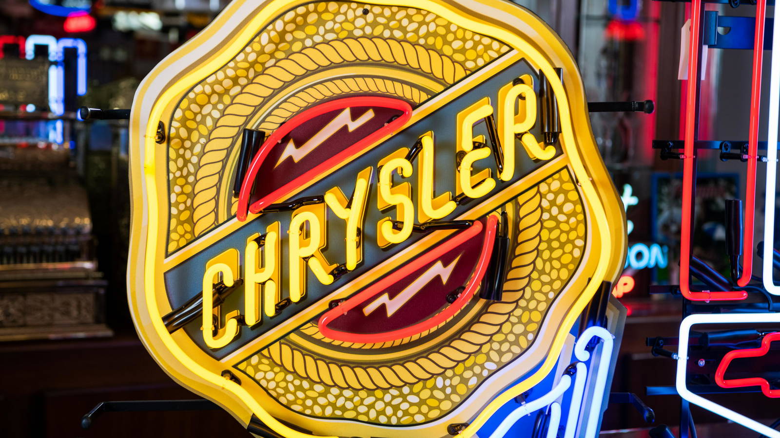 Chrysler Single-sided Neon Sign Auction
