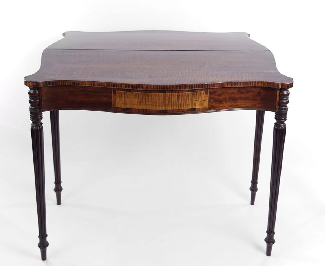 Finely Figured American Tiger Maple Turret Top Table