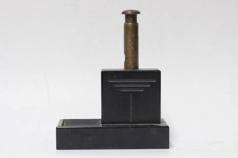 Antique Cast Iron Cigar Cutter, Plunger Style