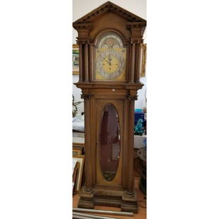 Antique Elliot Of London 9 Tube Grandfather Clock
