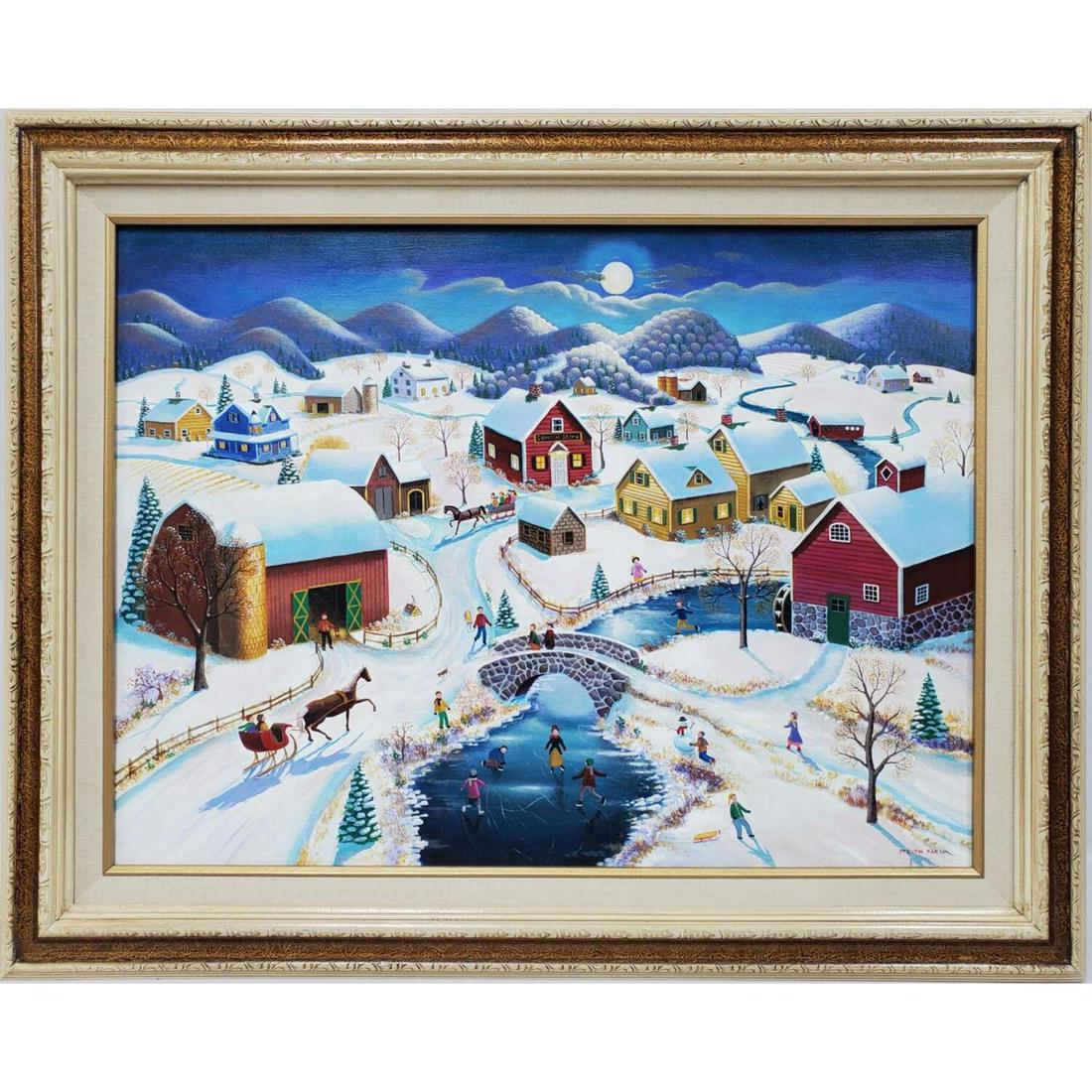 Steven Klein, Painting Oil On Board