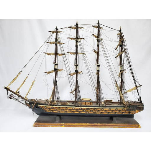 Vintage Model Ship 'fragata Espanola Ano 1780'