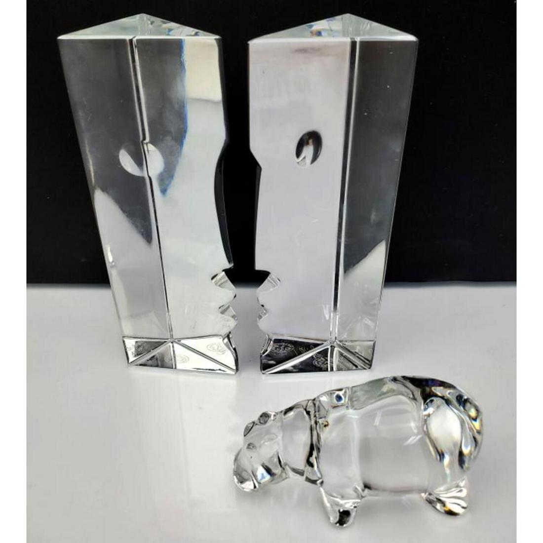 Baccarat Crystal Cubist Faces By Robert Rigot