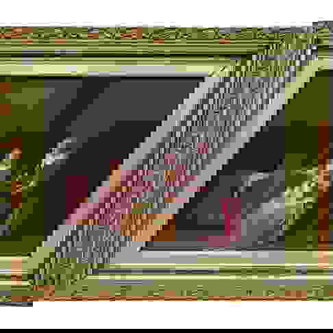 Antique Metzu Painting "dutch Woman W/ Handmaiden" Auction