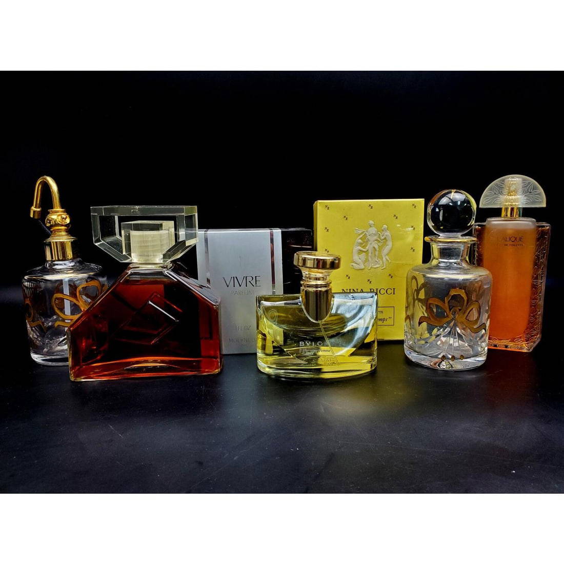 Lot Of 7 Perfume Bottles Auction