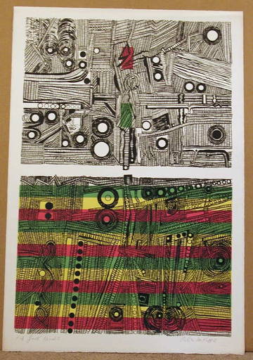 Guen Inokuma, Order In Disorder, Signed Lithograph