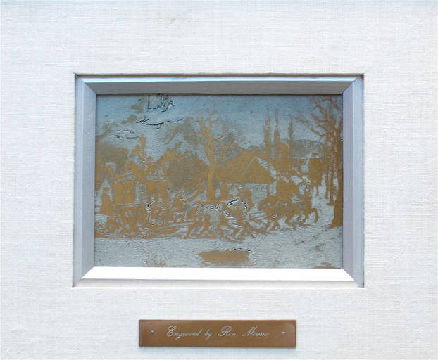 Ron Morano Etching Plate - Dec 15, 2015 | Art Loft 330 in CA