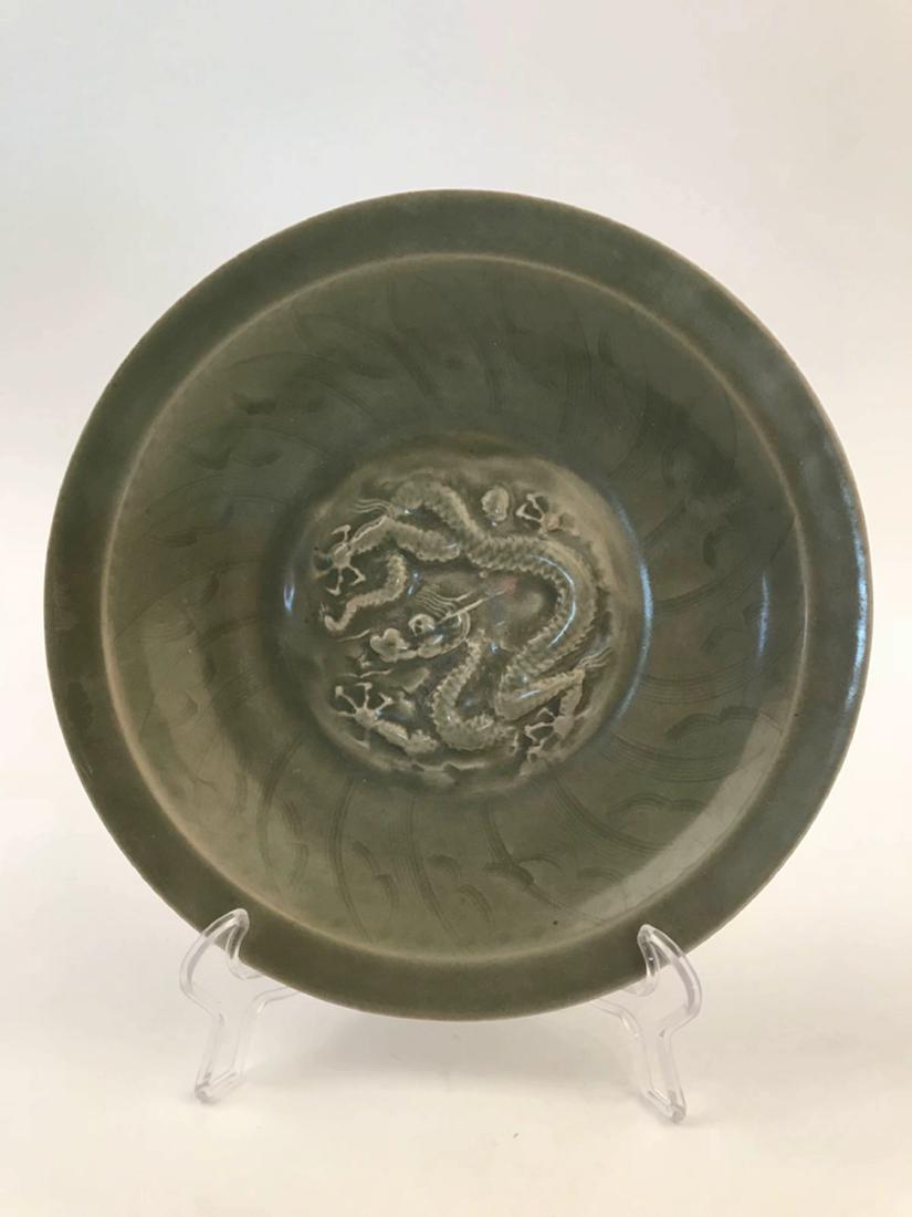 Chinese Longquan Dragon Plate