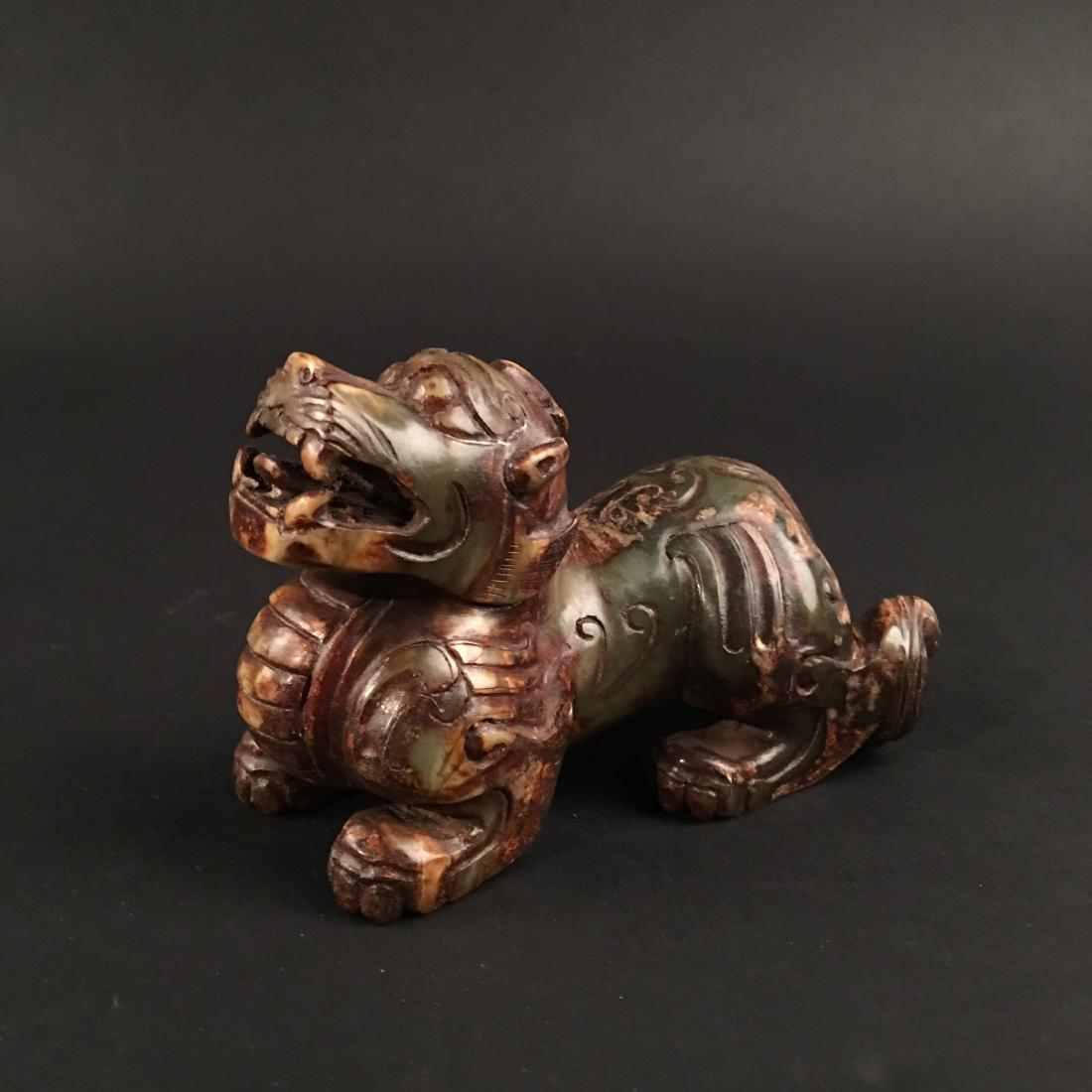 Chinese Archaic Jade 'Rui Shou' Statue Ornament - Mar 23, 2019 | Apex ...