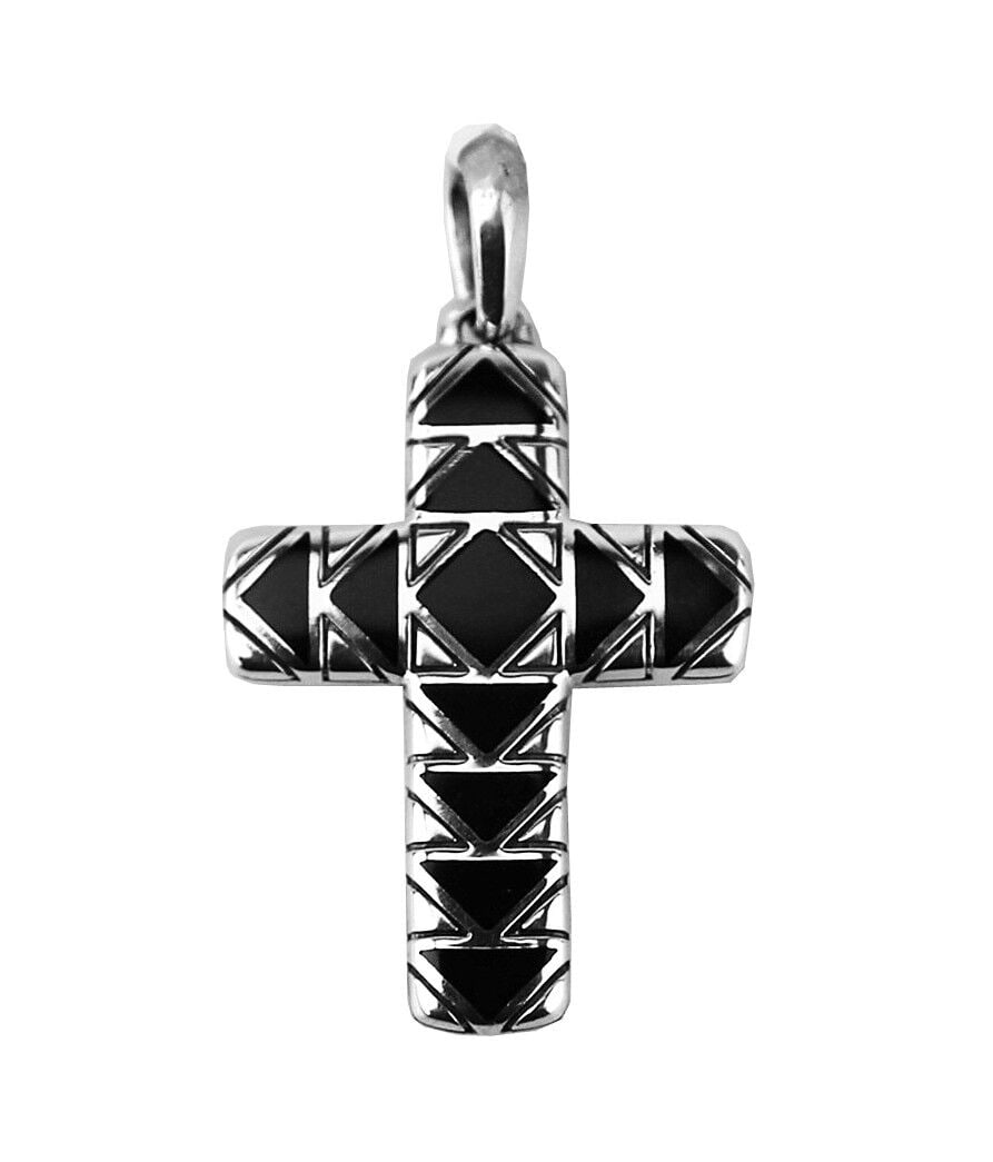 David Yurman Sterling Silver 42 Mm Frontier Cross Nevada Silk Pendant ...