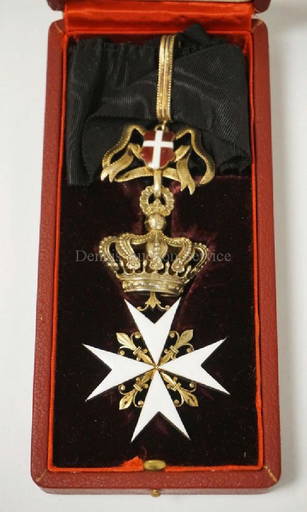 Order Of Malta Knight Of Honor And Devotion Medal. In