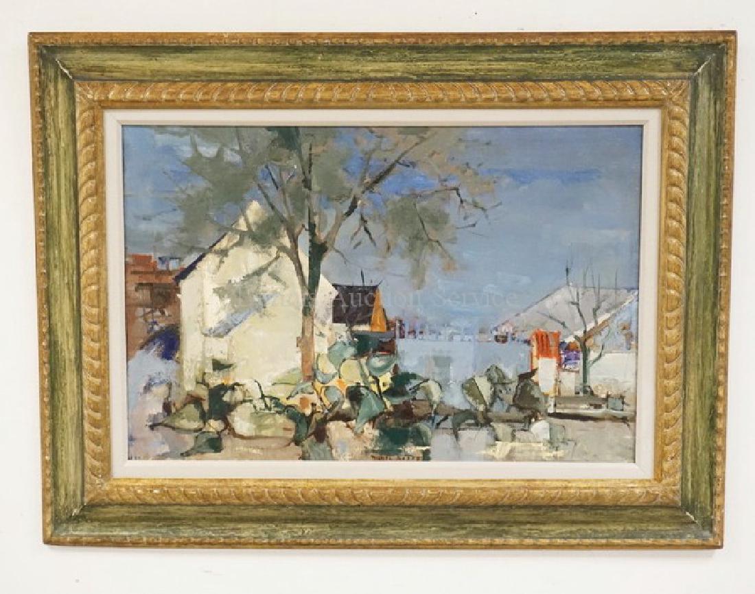 MICHEL RODDE (1913-2009, FRENCH) OIL PAINTING ON