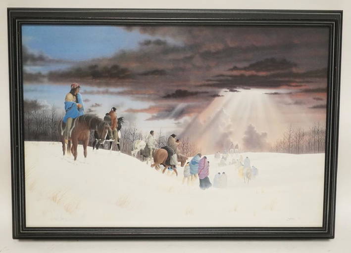 Donald Vann Limited Edition Print Of Native American