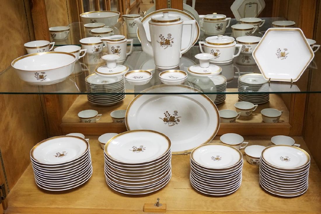 72 PIECE ROYAL COPENHAGEN PATTERN #1112 DINNERWARE SET.