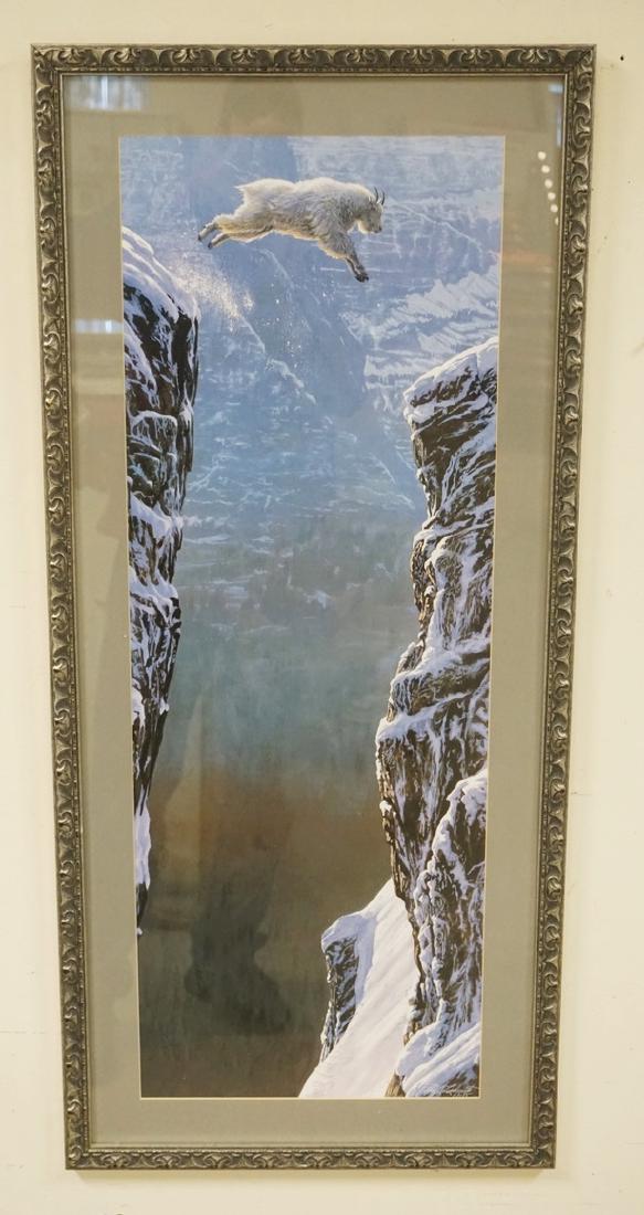 PATRICK LUNDQUIST *FAITH* PRINT OF A MOUNTAIN GOAT