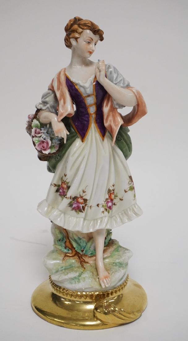 ITALIAN PORCELAIN FIGURE. MARKED ON THE BOTTOM *C.