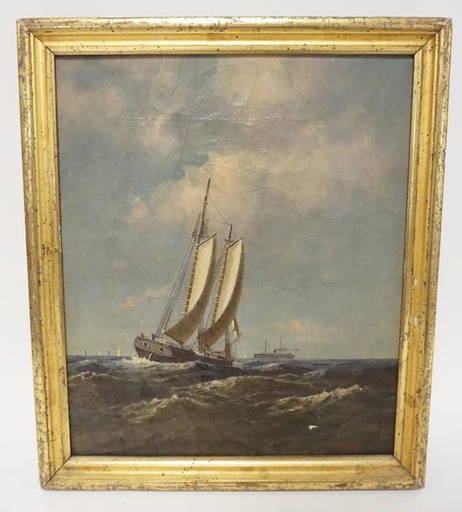 Antique Oil Clark Oliver