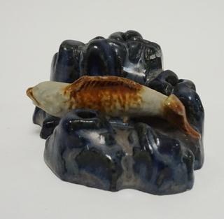 FULPER ART POTTERY FISH IN THE WAVES FLOWER FROG - Feb 14, 2020 ...
