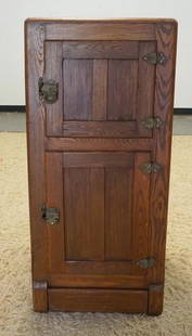 Antique Oak Ice Box