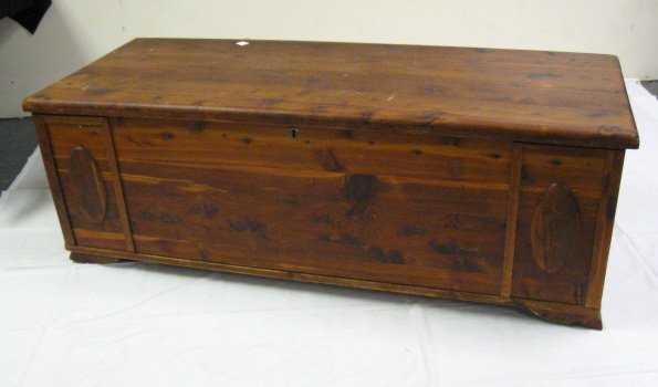 Jacob Bloom Co Cedar Chest, Phila; 55 1/2 In W, 19