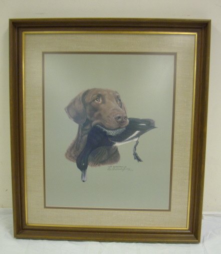 Lim Ed Dog Print By Les Anderson, Jr; No 184 Of 50