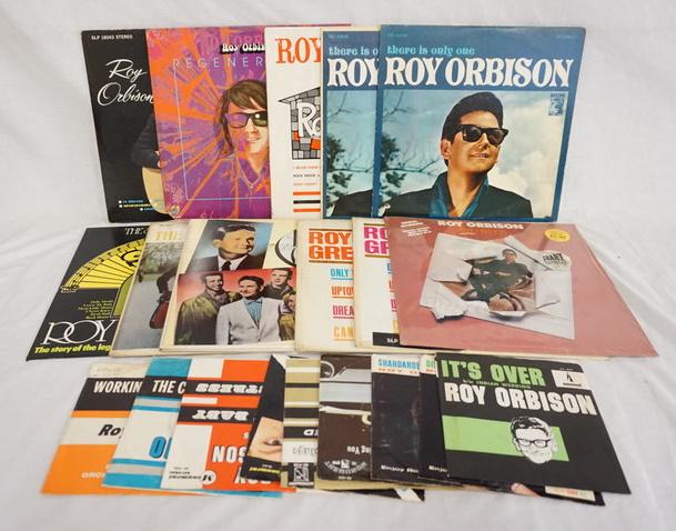 Lot Of 11 Roy Orbison Albums & 8 45s