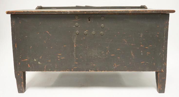 Antique Wooden Slant Top Box