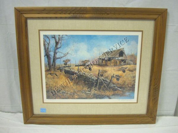 48: FRAMED PRINT; QUAIL BY M. WAYNE WILLIS; 15 IN X 20