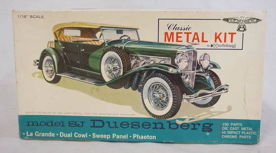 Hubbly Die Cast Sj Duesenberg Model Car Kit