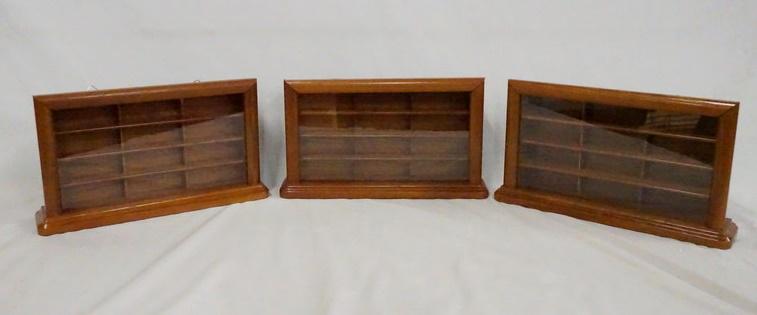 3 Thomas Pacconi Display Cases For Model Cars