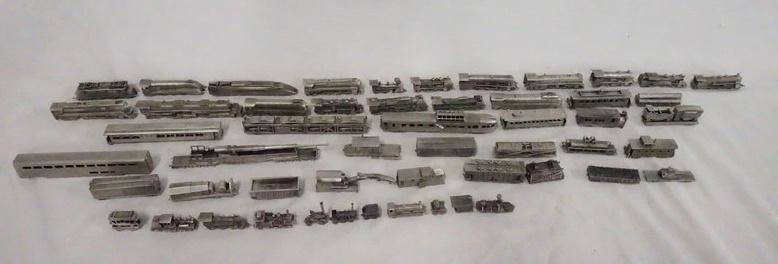 Franklin Mint Pewter Model Trains
