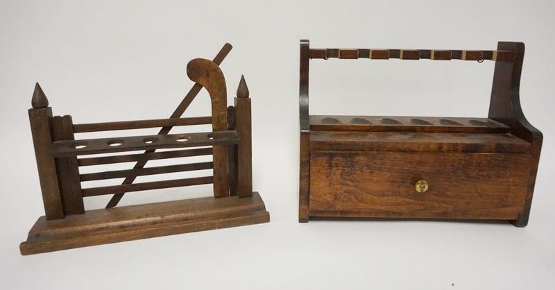 2 Vintage Pipe Racks