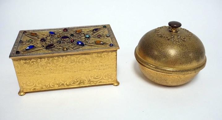2 APOLLO BRASS BOXES - Jun 25, 2021 | Dennis Auction Service, Inc. in NJ