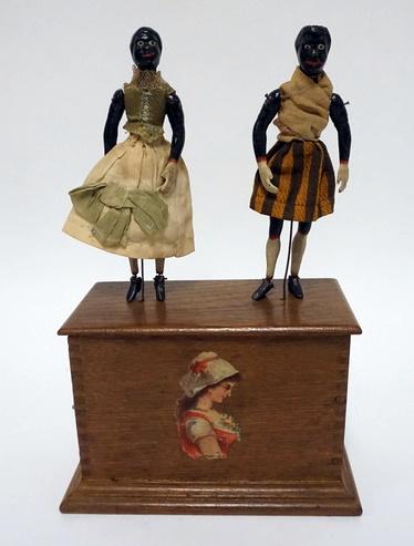 Antique Clockwork Dancing Dolls