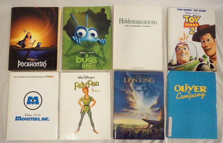 8 Disney Movie Press Kits