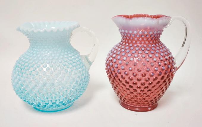 Fenton Hobnail Pitchers