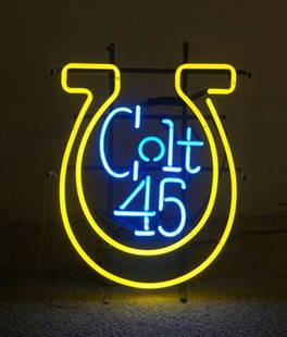 Colt 45 Neon Sign