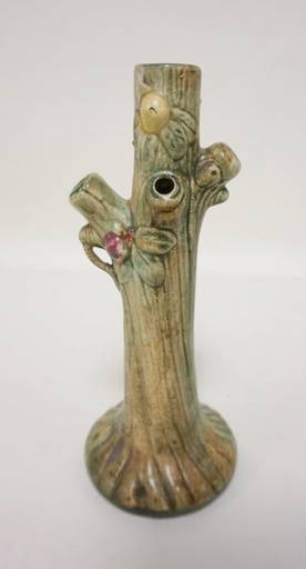 WELLER ART POTTERY TREE TRUNK VASE - Mar 11, 2022 | Dennis Auction ...