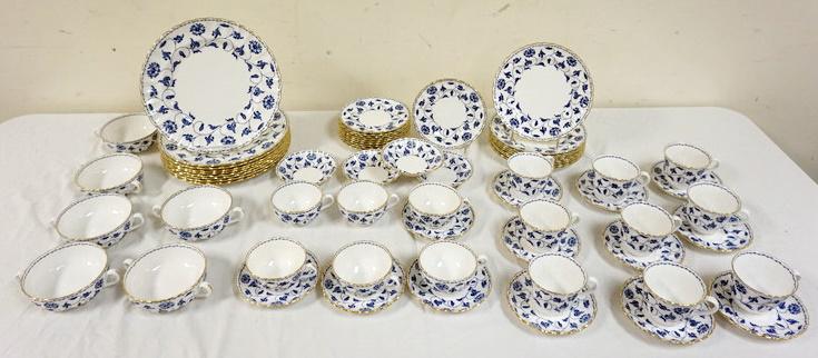 SPODE BLUE COLONIAL DINNERWARE - Sep 16, 2022 | Dennis Auction Service ...
