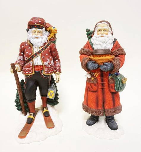 LOT OF 2 PIPKA SANTAS (#1138) on Nov 18, 2022 | Dennis Auction Service ...