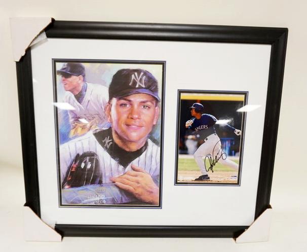 Alex Rodriguez Signed Photo & Artwork