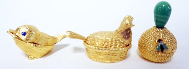 LOT OF 3 MINIATURE PILL/SACCHARINE BOXES (#1065) on Dec 09, 2022 ...